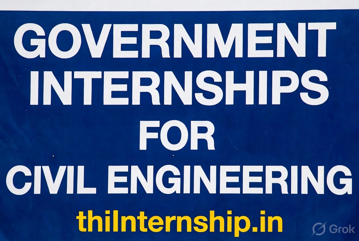 Government Internships for Civil Engineering Students 2026 - The Internship