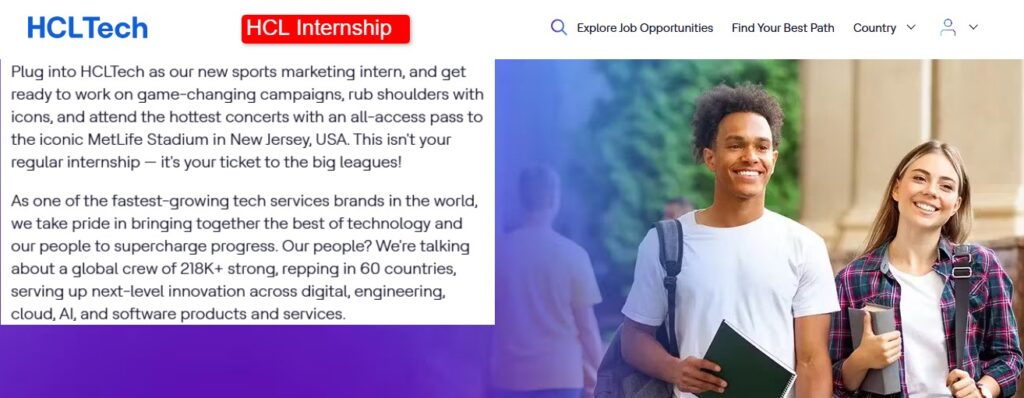 HCL Internship 2026: Apply Online - The Internship