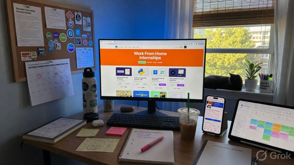 Work From Home Internships 2026 - The Internship